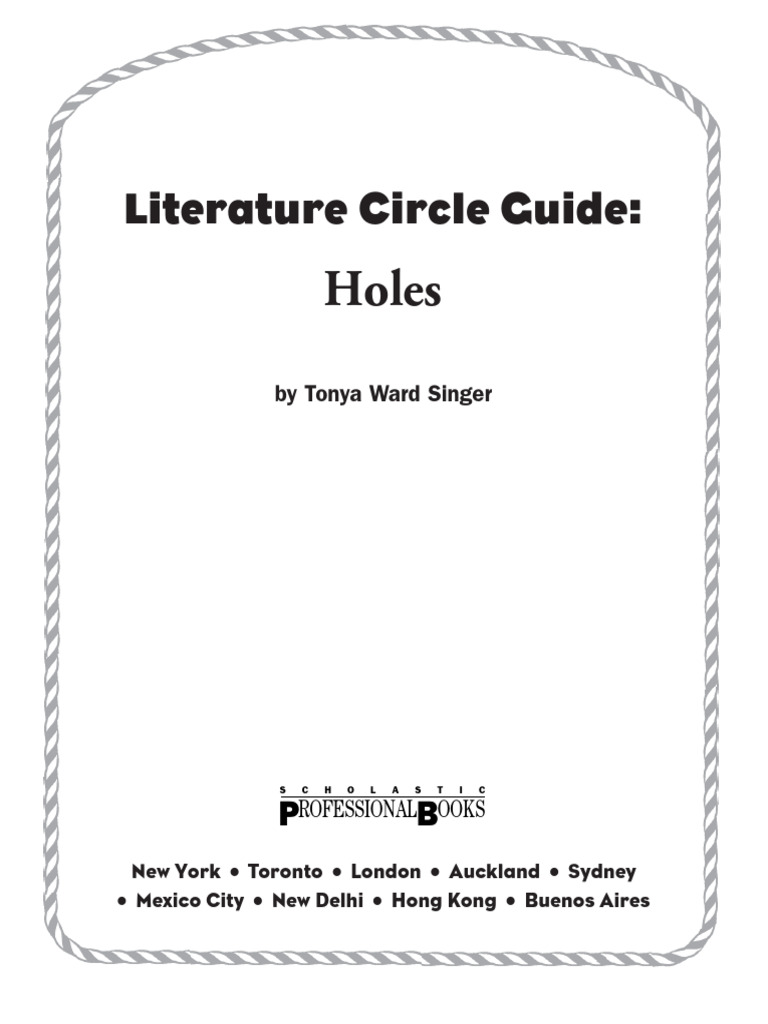 Holes_Literature_Circle_Guide | PDF | Rehabilitation (Penology)