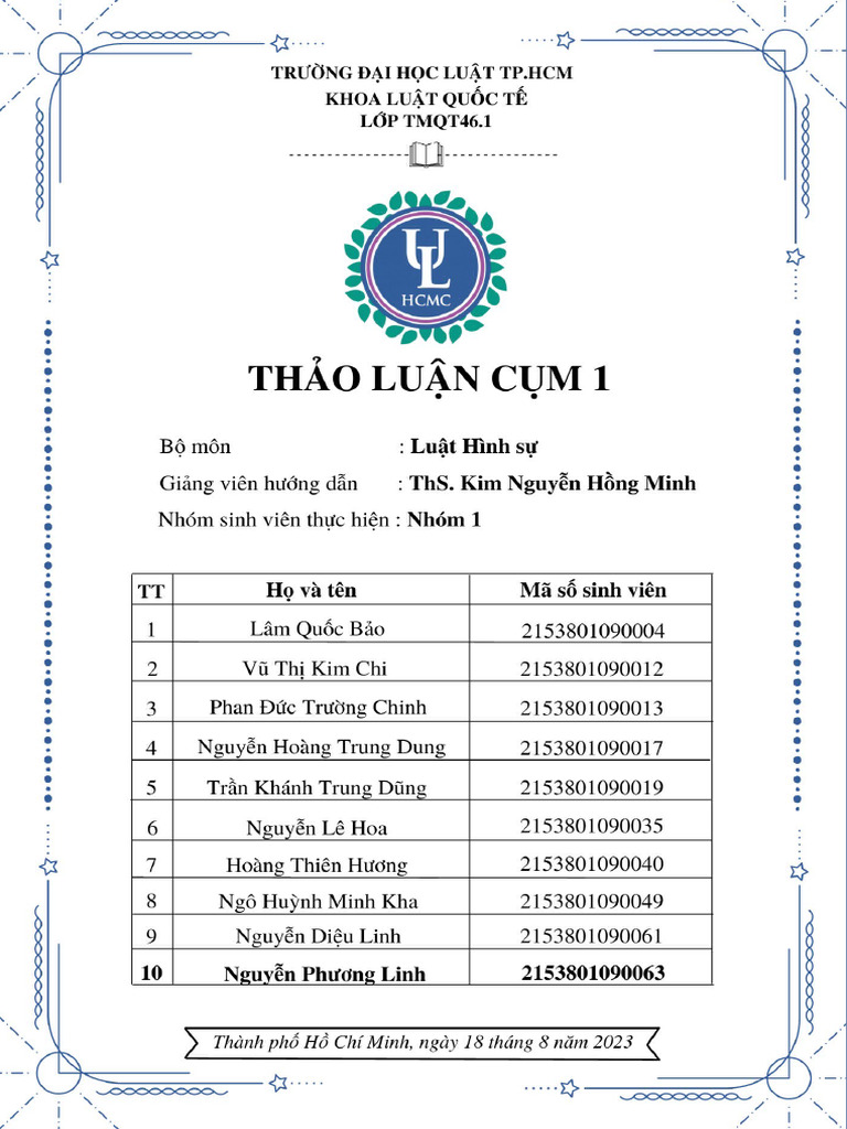 LHS-Cụm-1 | PDF