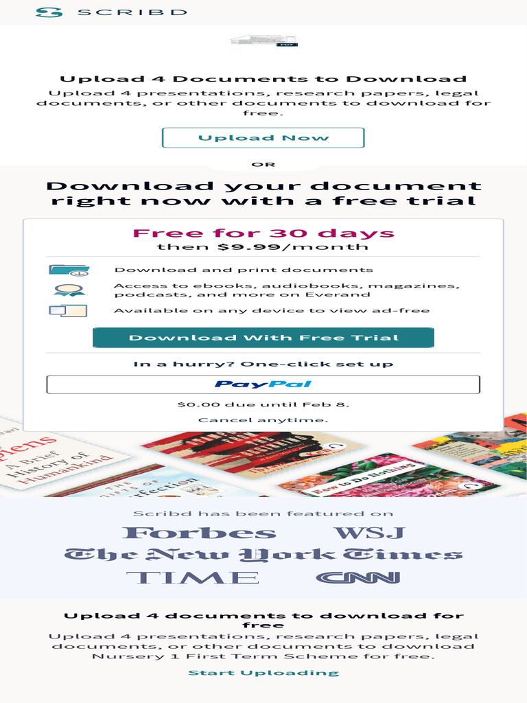 Choose a Plan Scribd | PDF