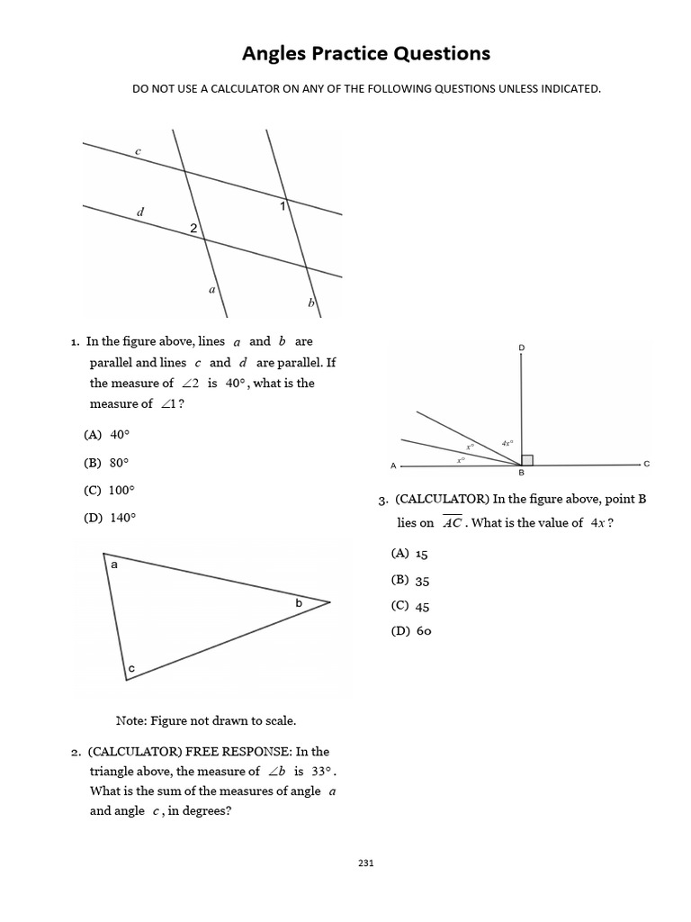 Problem of Line and Angles | PDF | Triangle | Elementary Geometry