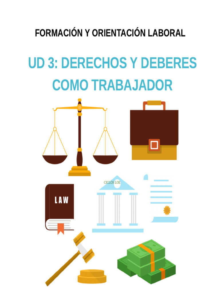 Ud 3 Derechos y Deberes Como Trabajador | PDF | Derecho laboral ...