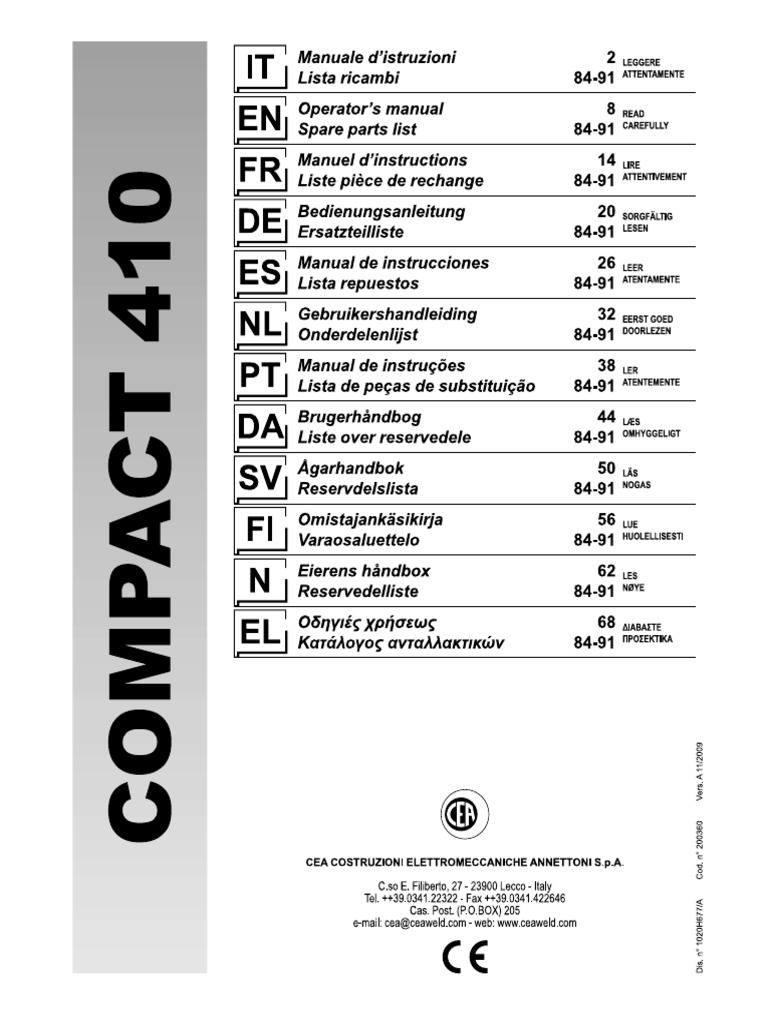 Compact 410 | PDF