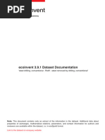Ecoinvent 3 9 in openLCA | PDF | Life Cycle Assessment | Databases