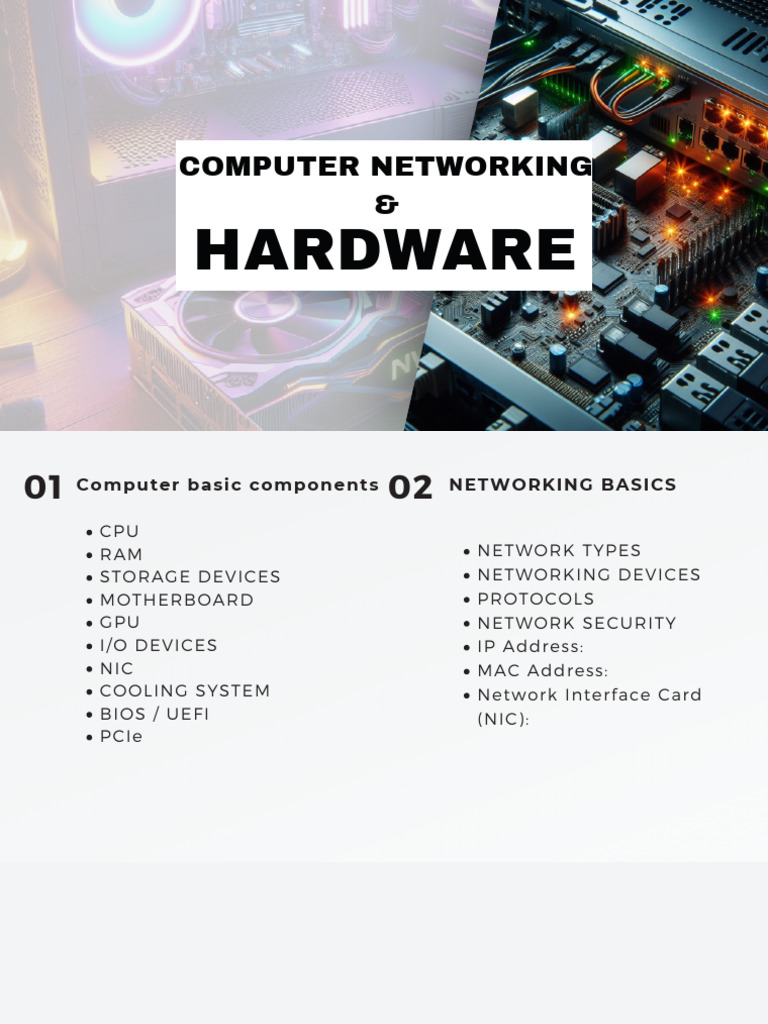 Computer Networking And Hardware Pdf Computer Network Internet Protocol Suite