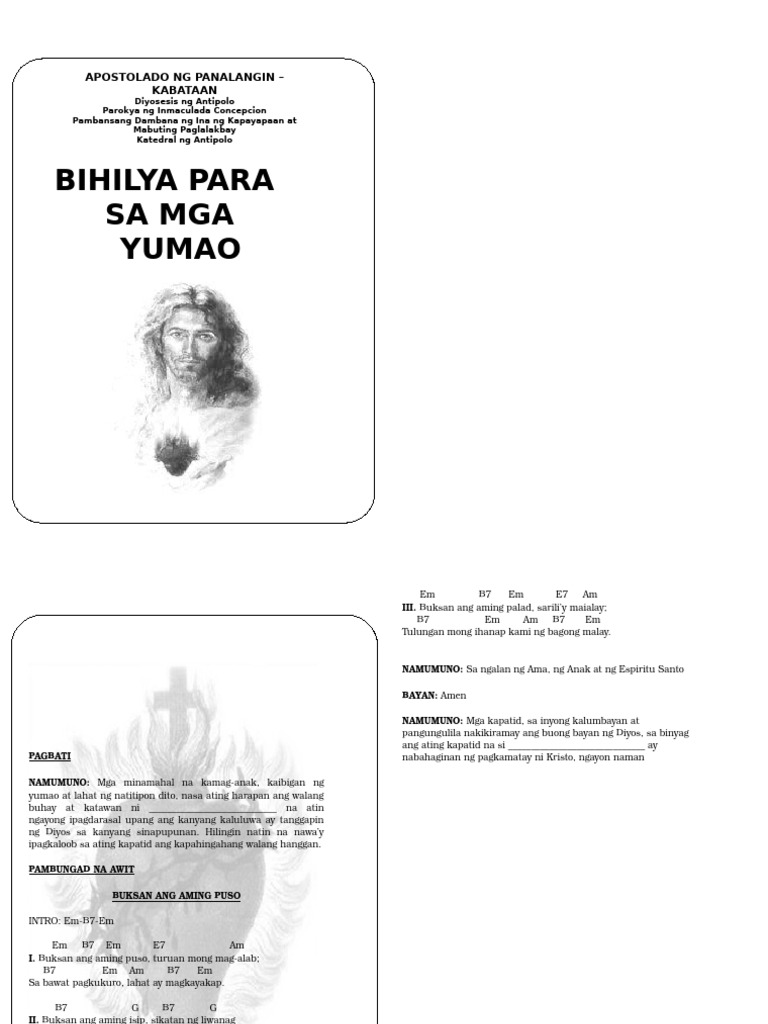 Bihilya para Sa Mga Yumao | PDF