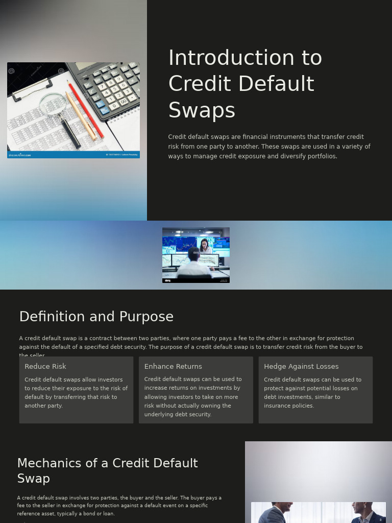 Understanding Credit Default Swaps | PDF | Financial Risk | Credit ...