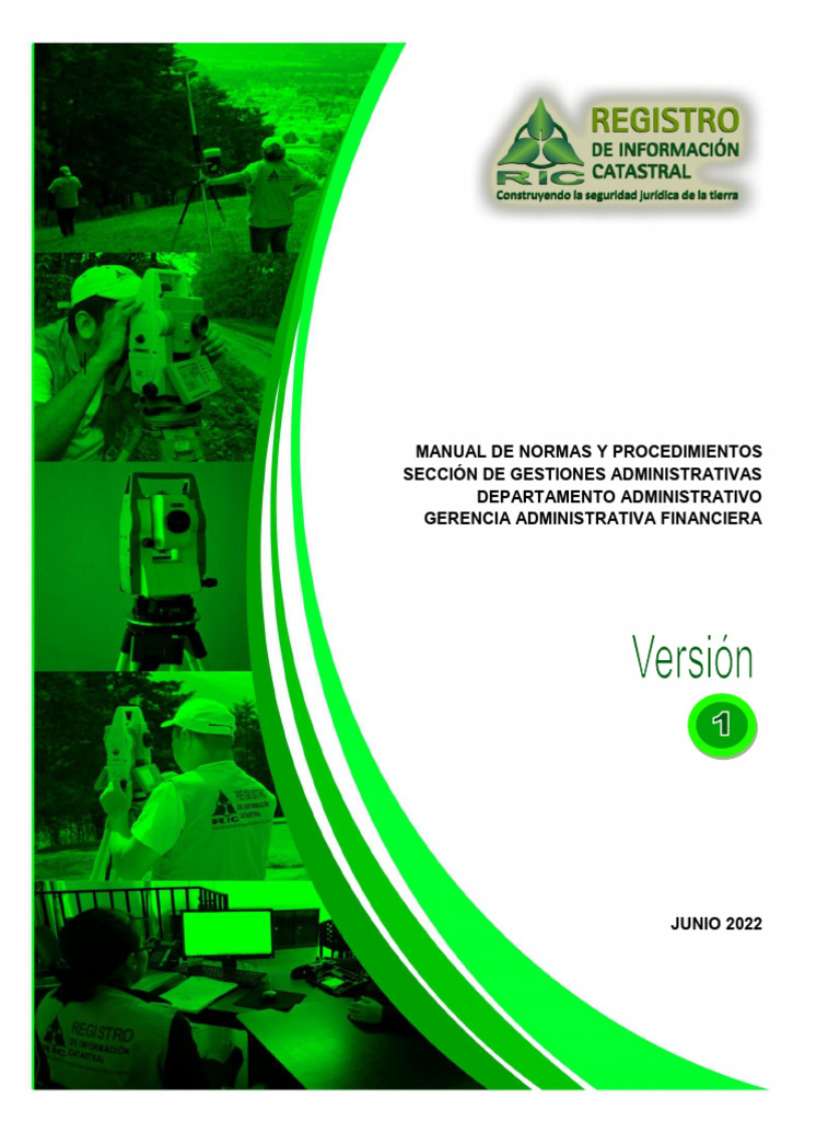 MNP de La Sección de Gestiones Administrativas Del Departamento ...