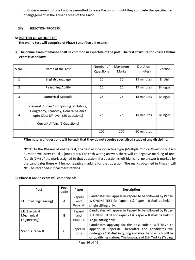 FCI Assistant Grade 3 Syllabus PDF Download (1) | PDF | Concrete | Road ...