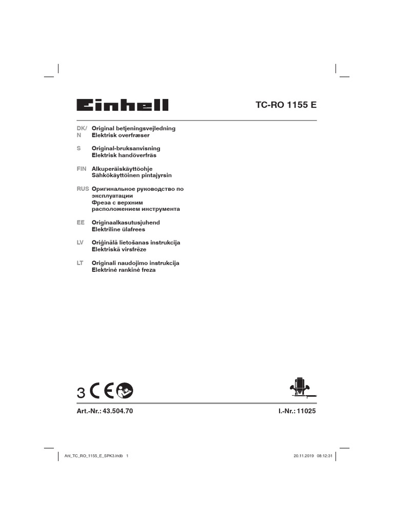 Tc-Ro 1155 E: DK/ N S Fin Rus | PDF