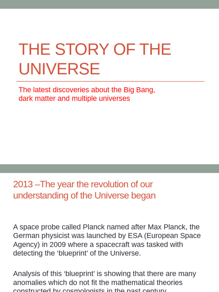 9. Story of the Universe II 2 | PDF | Universe | Big Bang