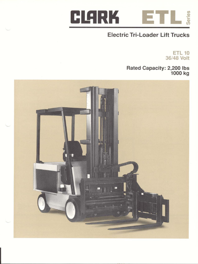 Clark ETL10 1992 | PDF