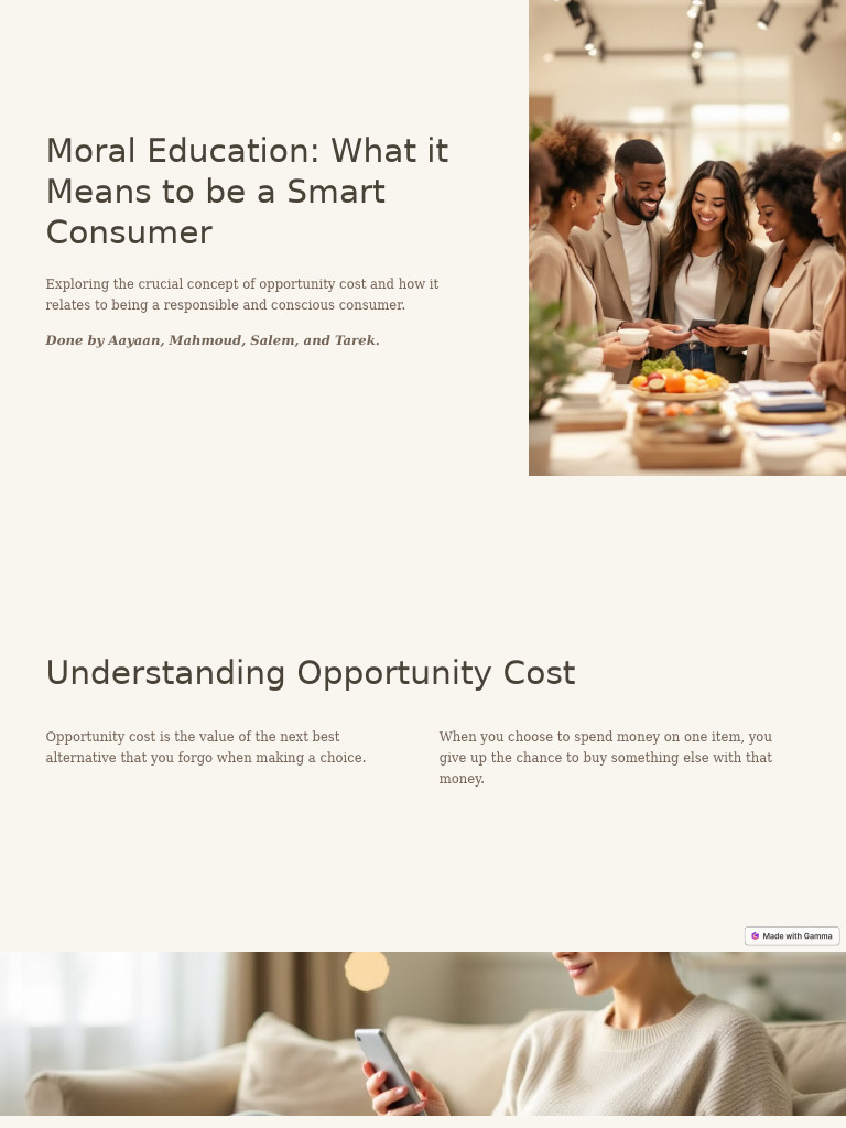 Moral Education What It Means To Be A Smart Consumer | PDF ...