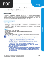 Conduite A Tenir en Cas D'avc Infirmiers | PDF | Accident vasculaire cérébral | Maladies et troubles