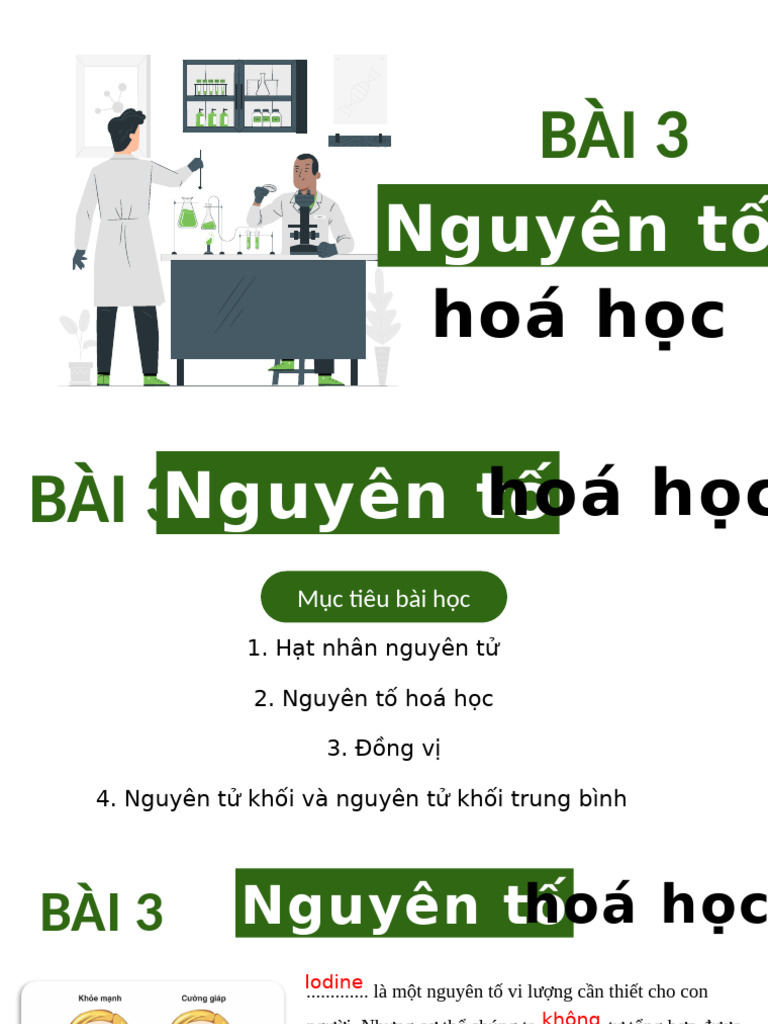 Bài 3 - Hóa 10 - CTST | PDF