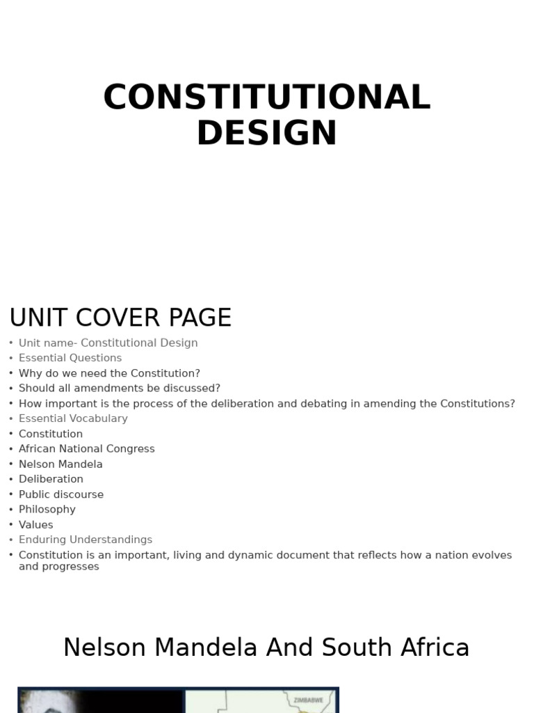 Constitutional Design | PDF | Political Science | Government
