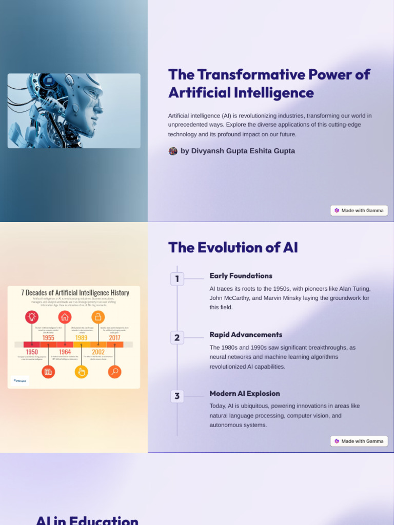 The Transformative Power of Artificial Intelligence | PDF | Artificial ...
