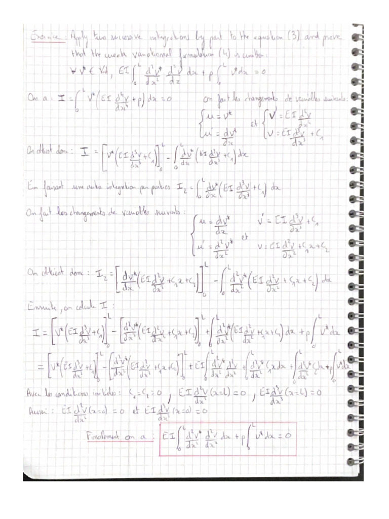 MEF Double Intégrale | PDF