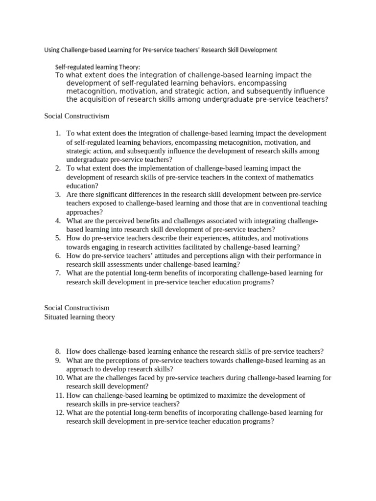 Guide in Writing Research Questions | PDF | Teachers | Learning