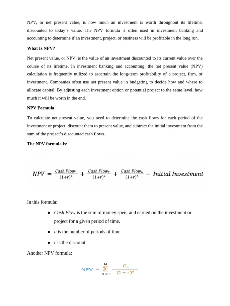 Technical Paper ENSC 108 | PDF | Net Present Value | Present Value