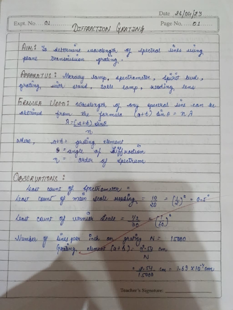 Physics Practical | PDF