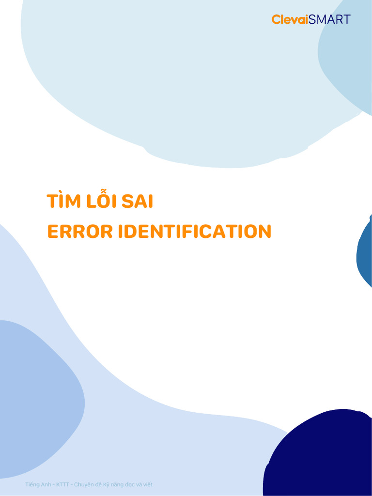 Tim Loi Sai - Error Identification | PDF