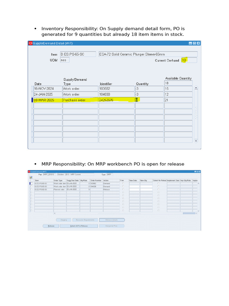 VCP Issue Screenshots | PDF