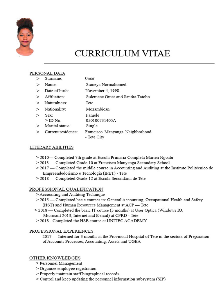Sumeya CV.pt.en | PDF