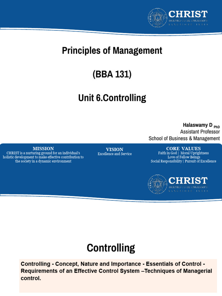 controlling MBP | PDF | Cost Accounting | Business Economics