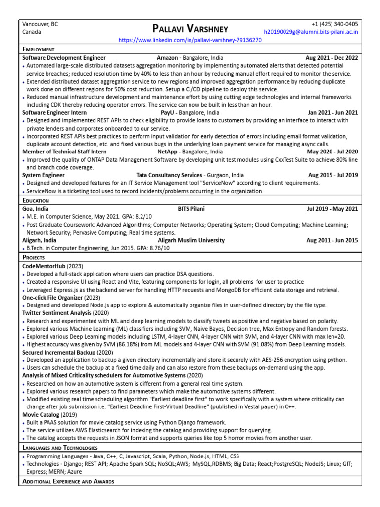 Software Engineer's Career Journey | PDF | Backup | Computer Engineering