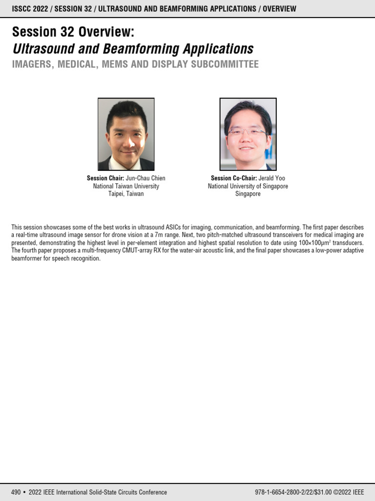 ISSCC2022 Session 32 | PDF | Capacitor | Computer Memory