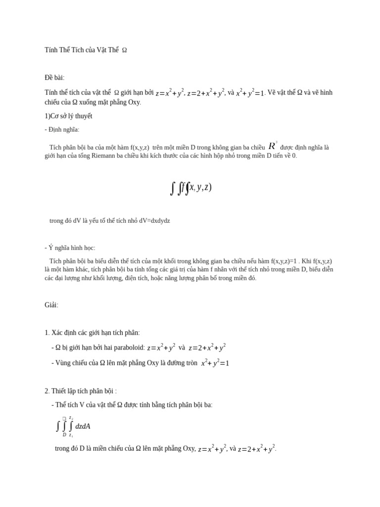 Bài 3 BTL GT2 | PDF