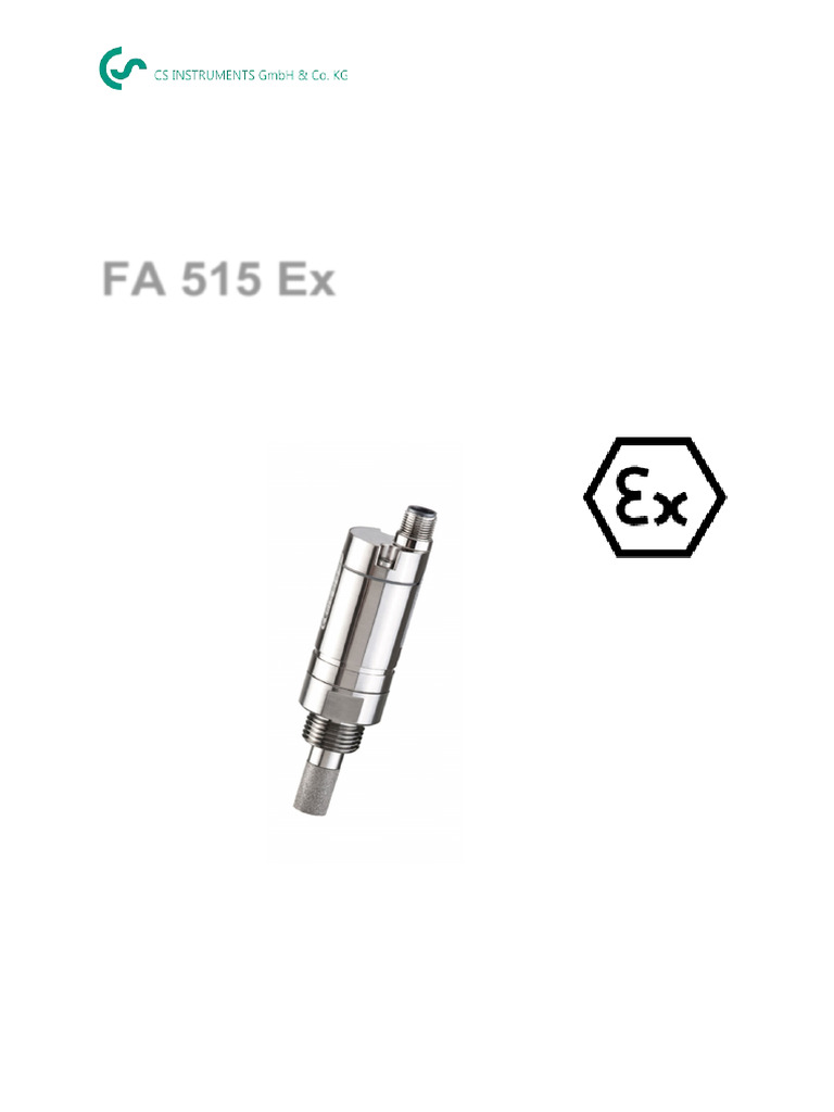 Instruction Manual FA515 Ex EN | PDF | Electrical Engineering