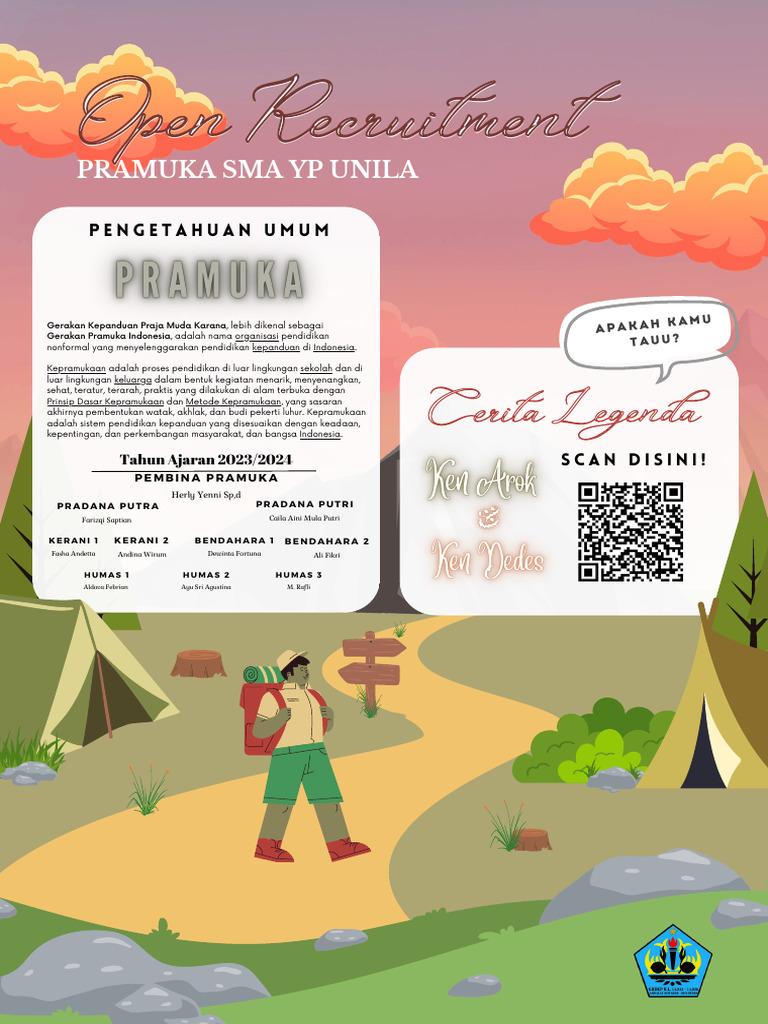 Open Recruitment Pramuka SMA YP UNILA | PDF
