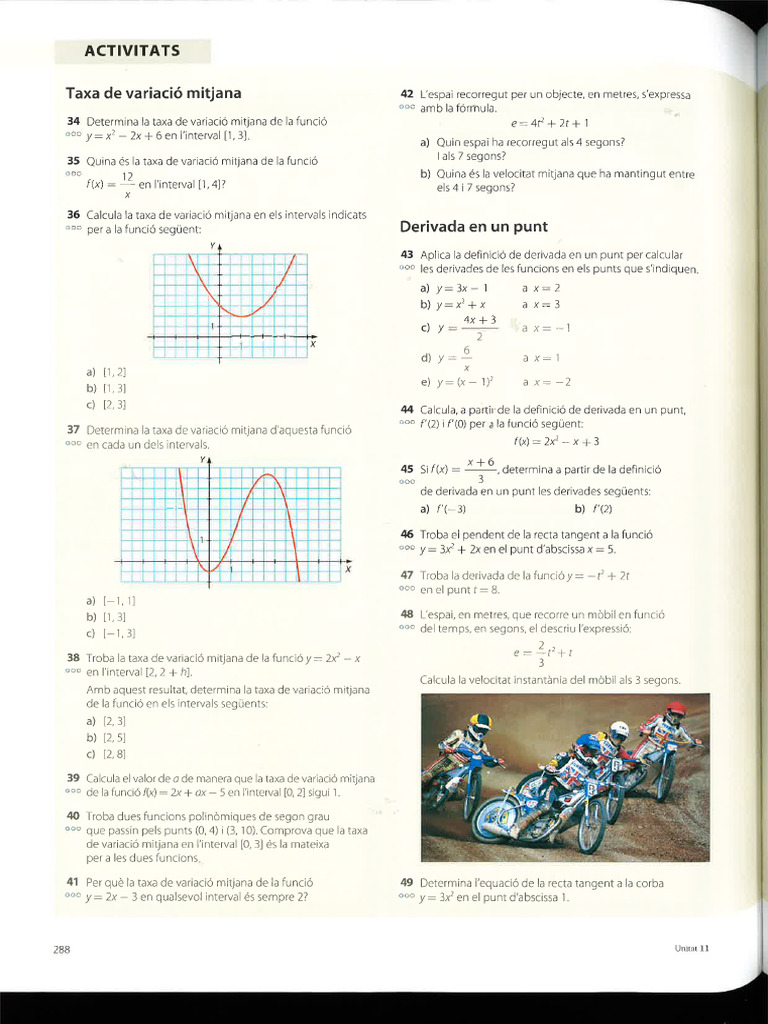 Exercicis Derivació | PDF