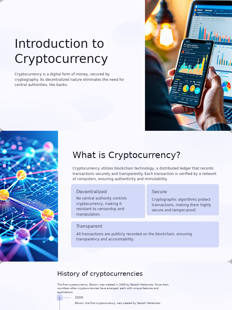 Introduction To Cryptocurrency | PDF | Cryptocurrency | Bitcoin