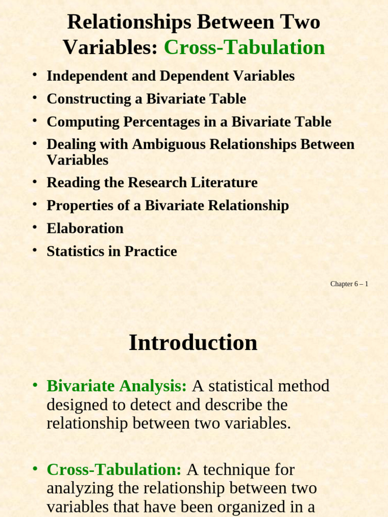 Crosstabs | PDF | Multivariate Statistics | Statistical Analysis