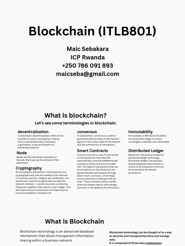 Teaching Blockchain | PDF | Web 2.0 | Key (Cryptography)
