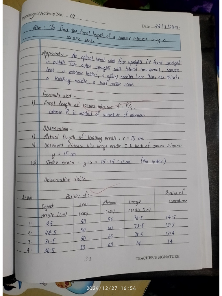 Physics Lab Manual (2024) | PDF