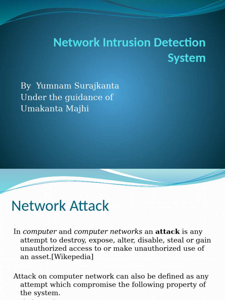 Understanding Intrusion Detection Systems | PDF | Denial Of Service ...