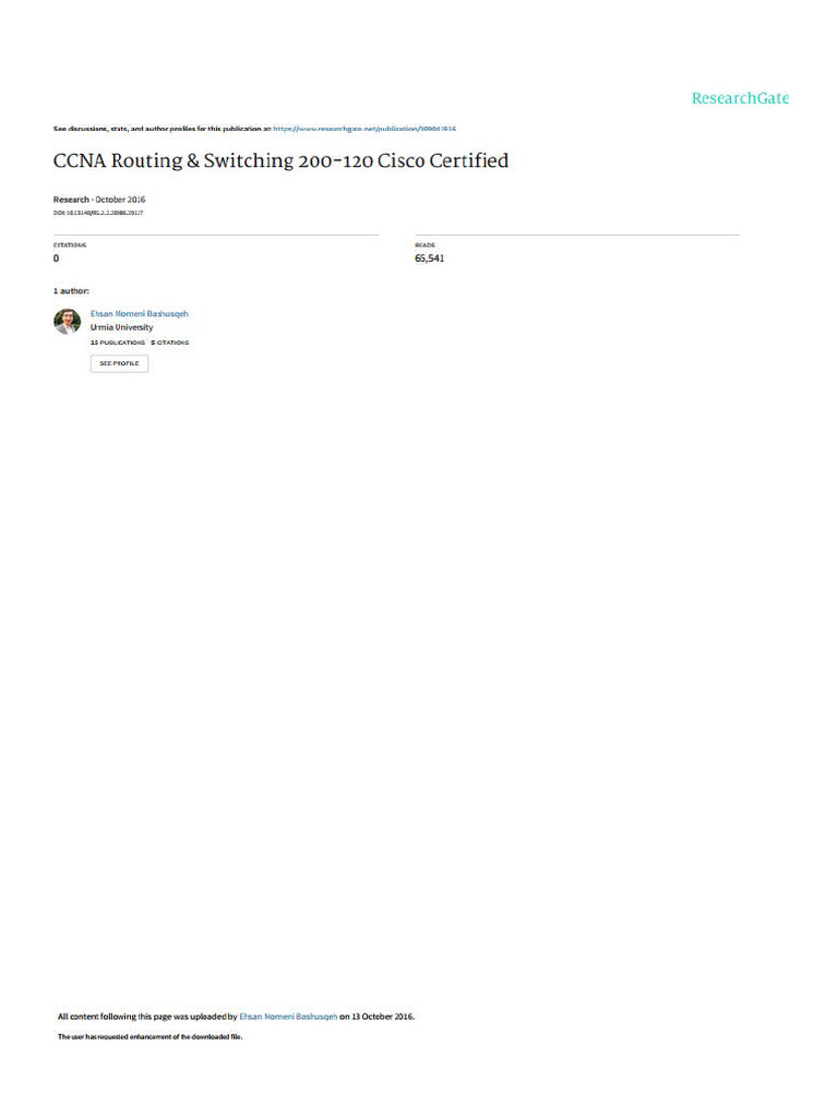 CCNA certified | PDF