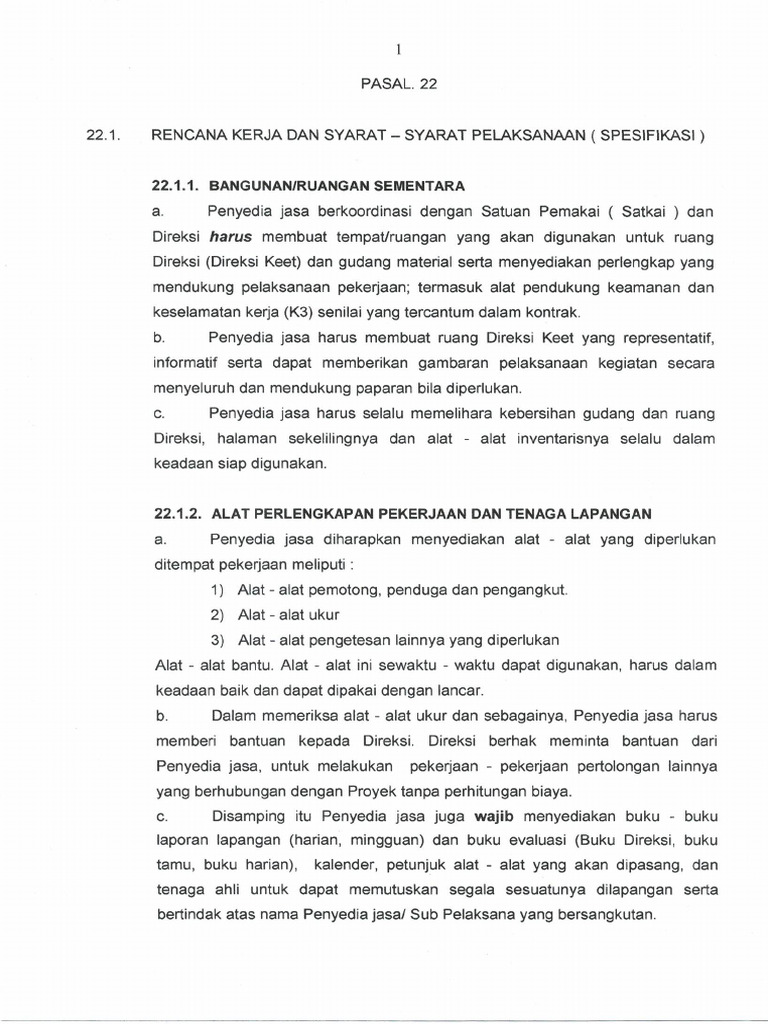 Bestek Panggung Tribun Parade | PDF