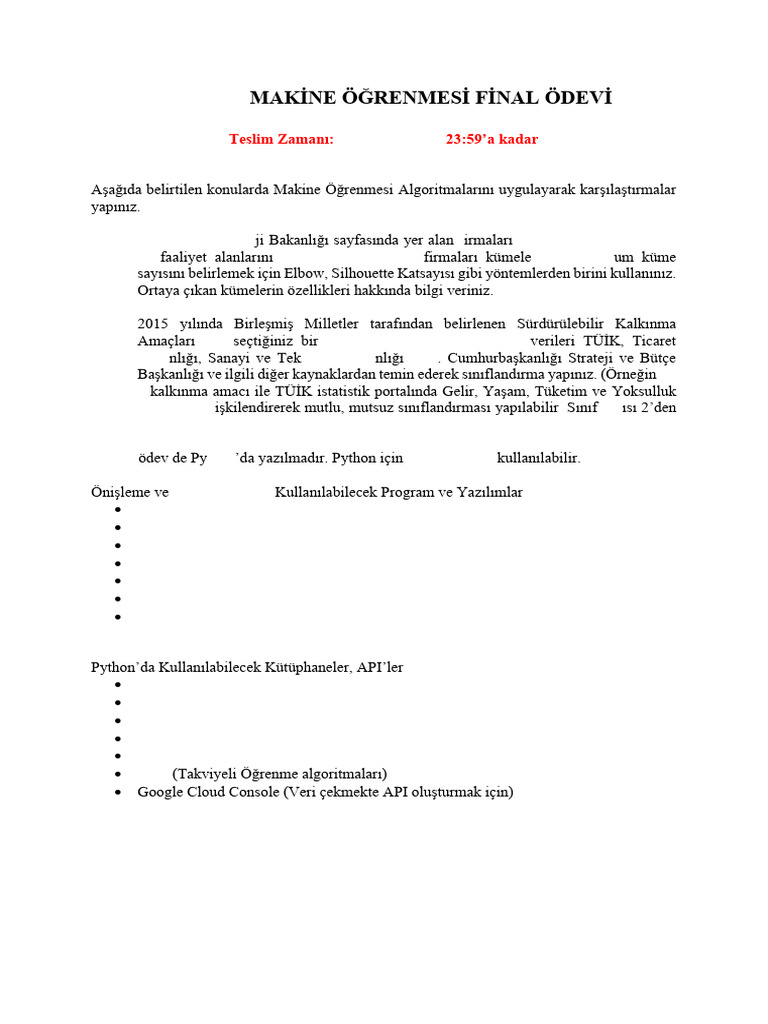 Makine_Ogrenmesi_Final_Odevi_24-25G (1) | PDF