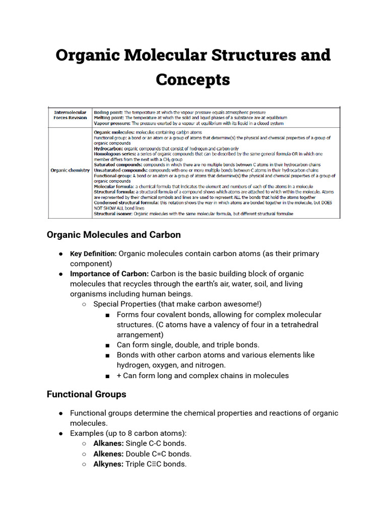 Grade 12 Organic Chemistry Overview | PDF | Functional Group | Isomer