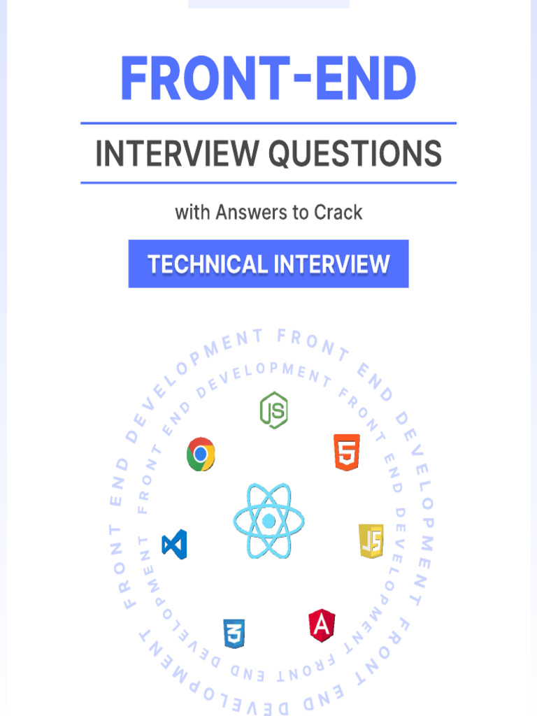 Frontend Interview Questions | PDF | World Wide Web | Internet & Web
