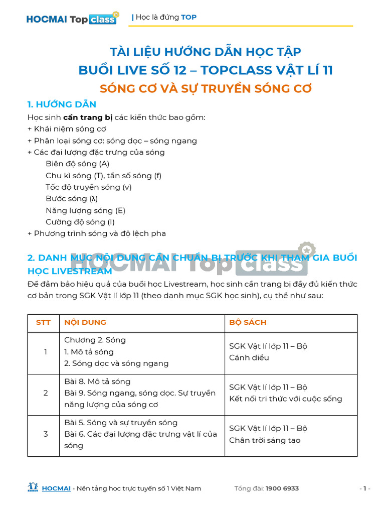 TopClass11 Vat Li Buoi 12 | PDF