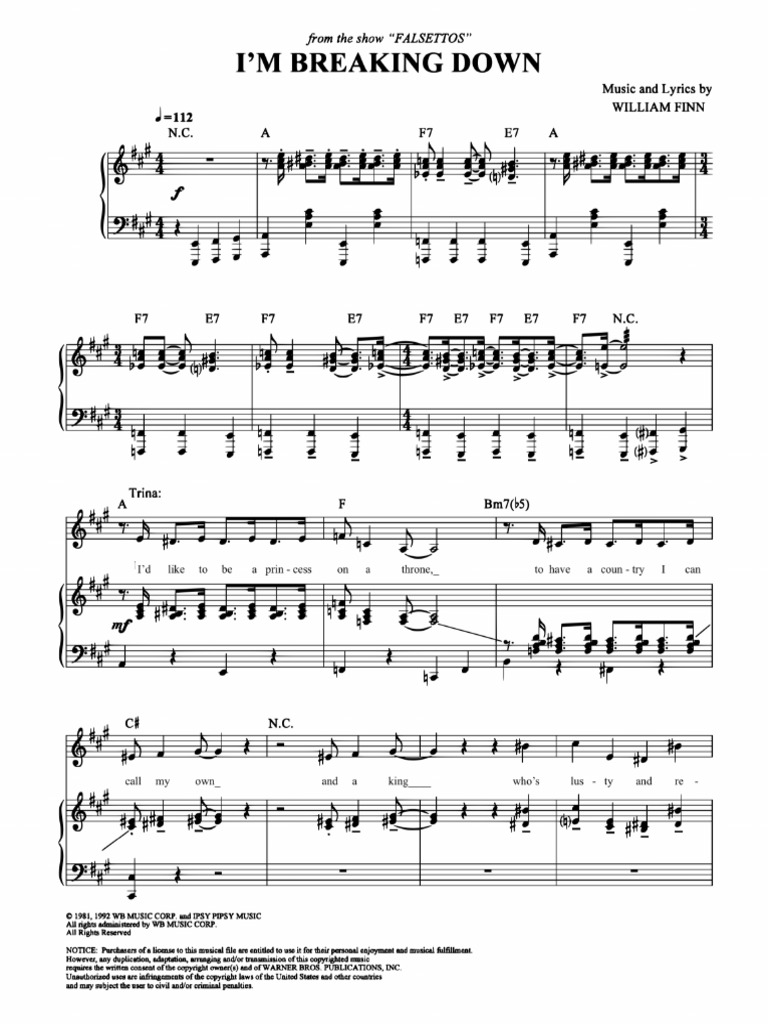 I'm Breaking Down-90 Sec CUT | PDF