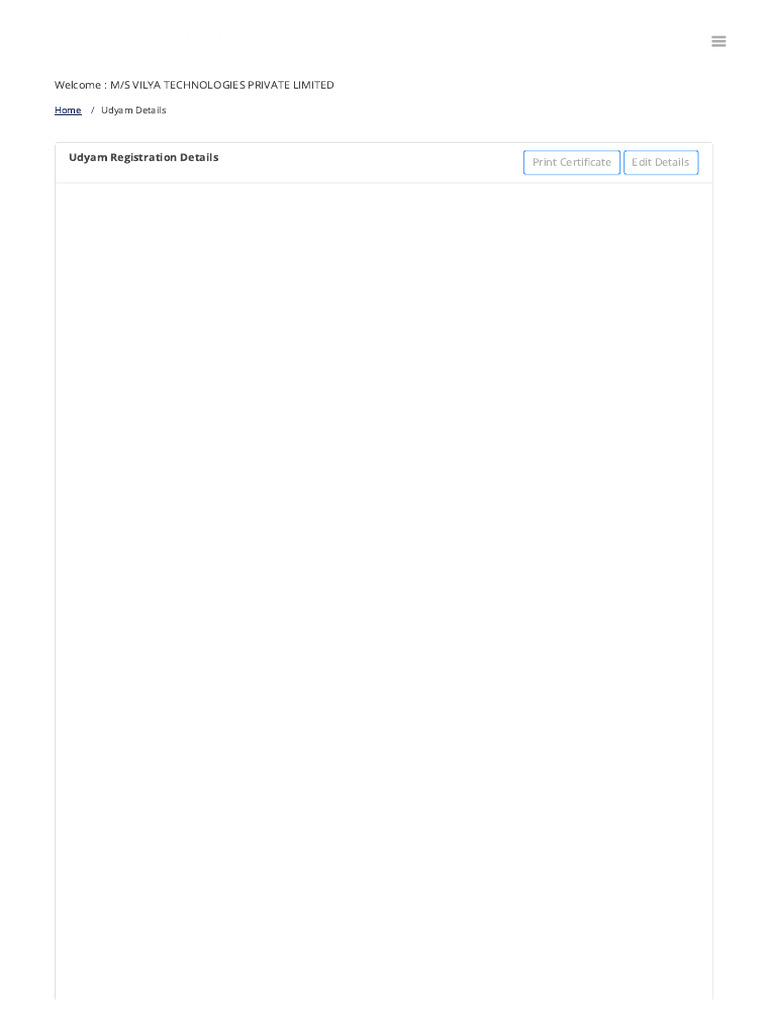 Udyam Dashboard Details | PDF | Computer Science | Computing