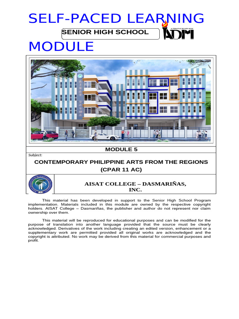 DMK Module5 CPAR 11 AC | PDF | Weaving