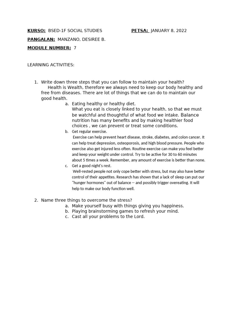 Desiree Manzano (Cwts-Mod 7) | PDF