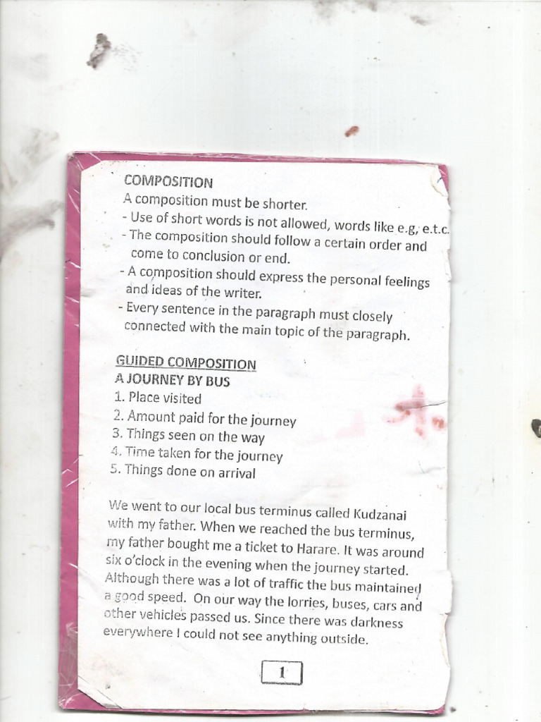 Grade 4-7 Compositions 091900-1 | PDF